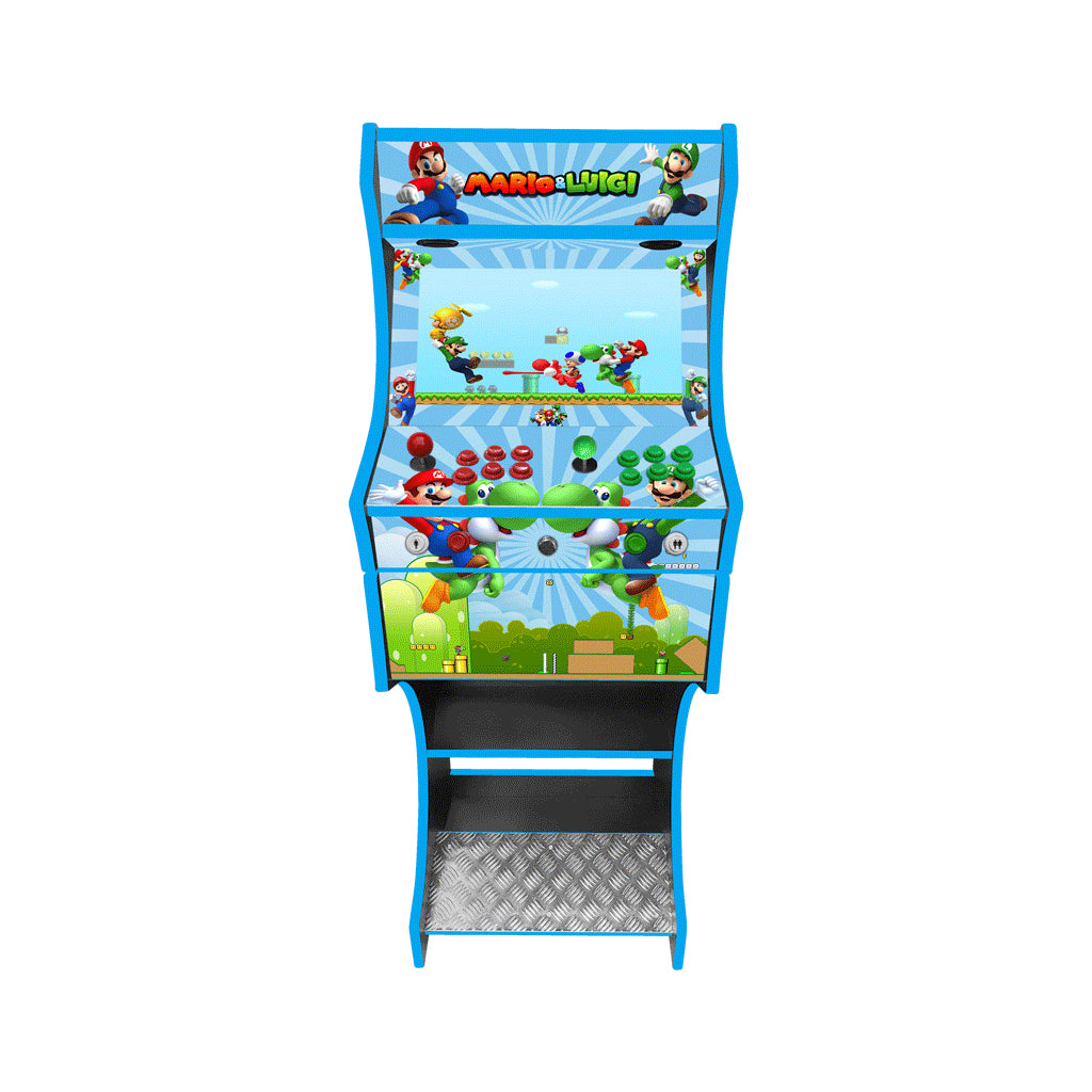 Classic 2 Player Arcade Machine - Mario & Luigi – Man Cave Essentials