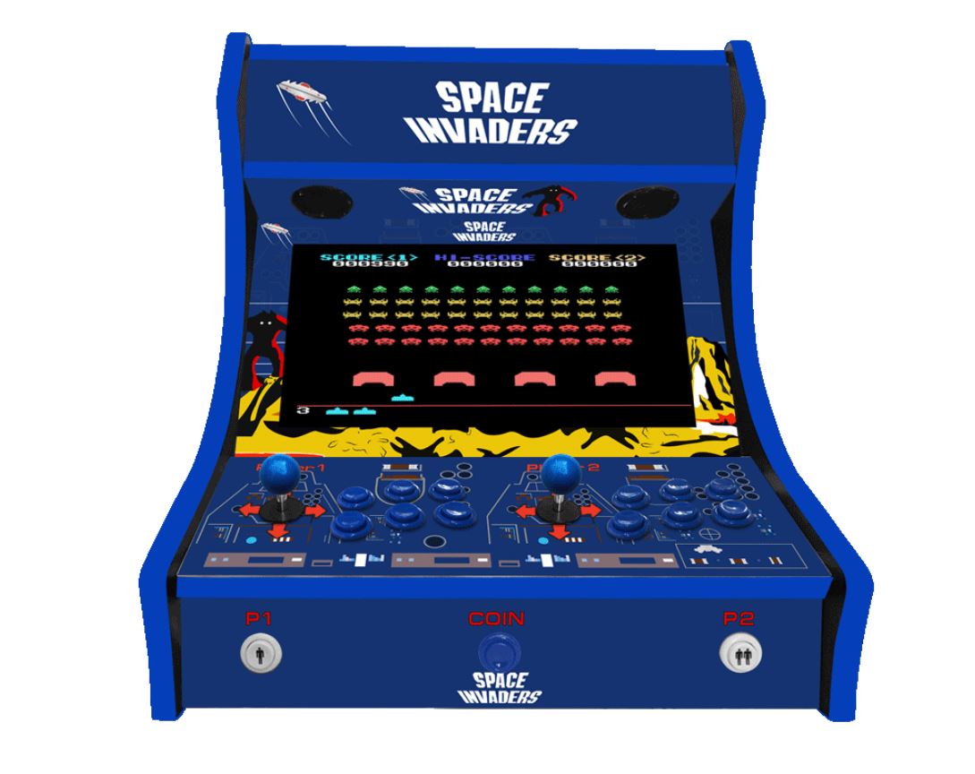 Bar Top Arcade Machine - Space Invaders Themed – Man Cave Essentials