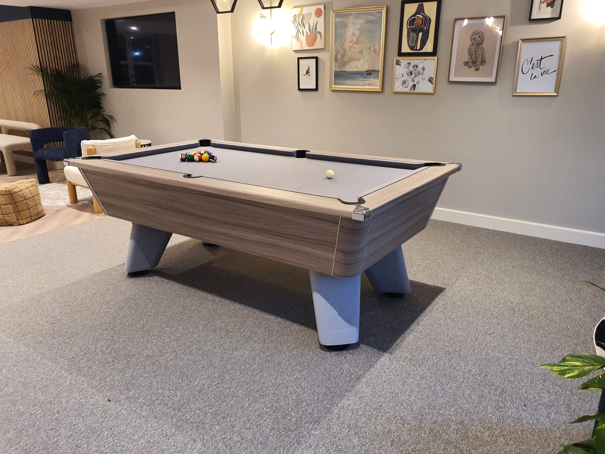 Cry Wolf Driftwood Home Pool Table – Man Cave Essentials