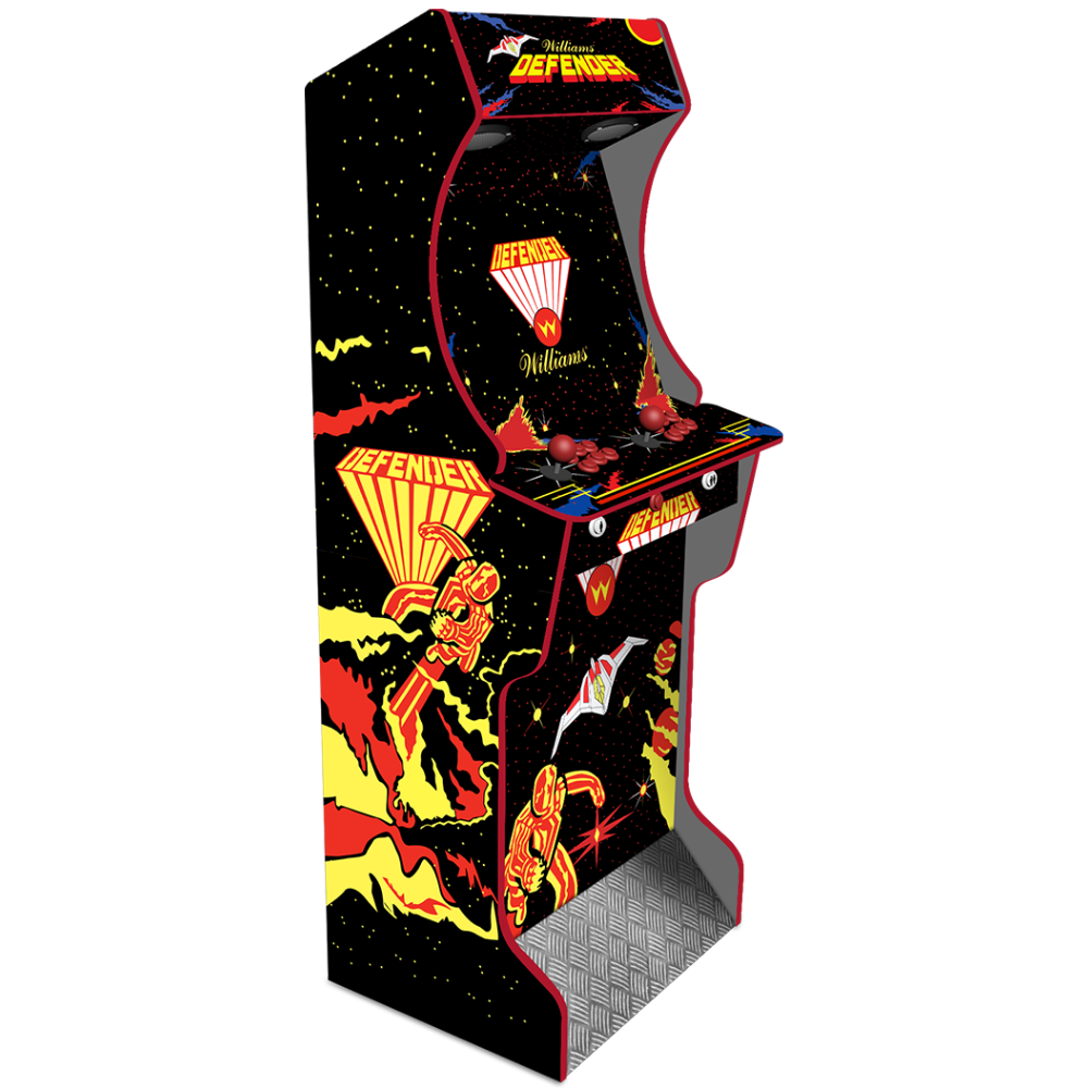 AG Elite Arcade Machine Defender Themed Artwork – Man Cave Essentials