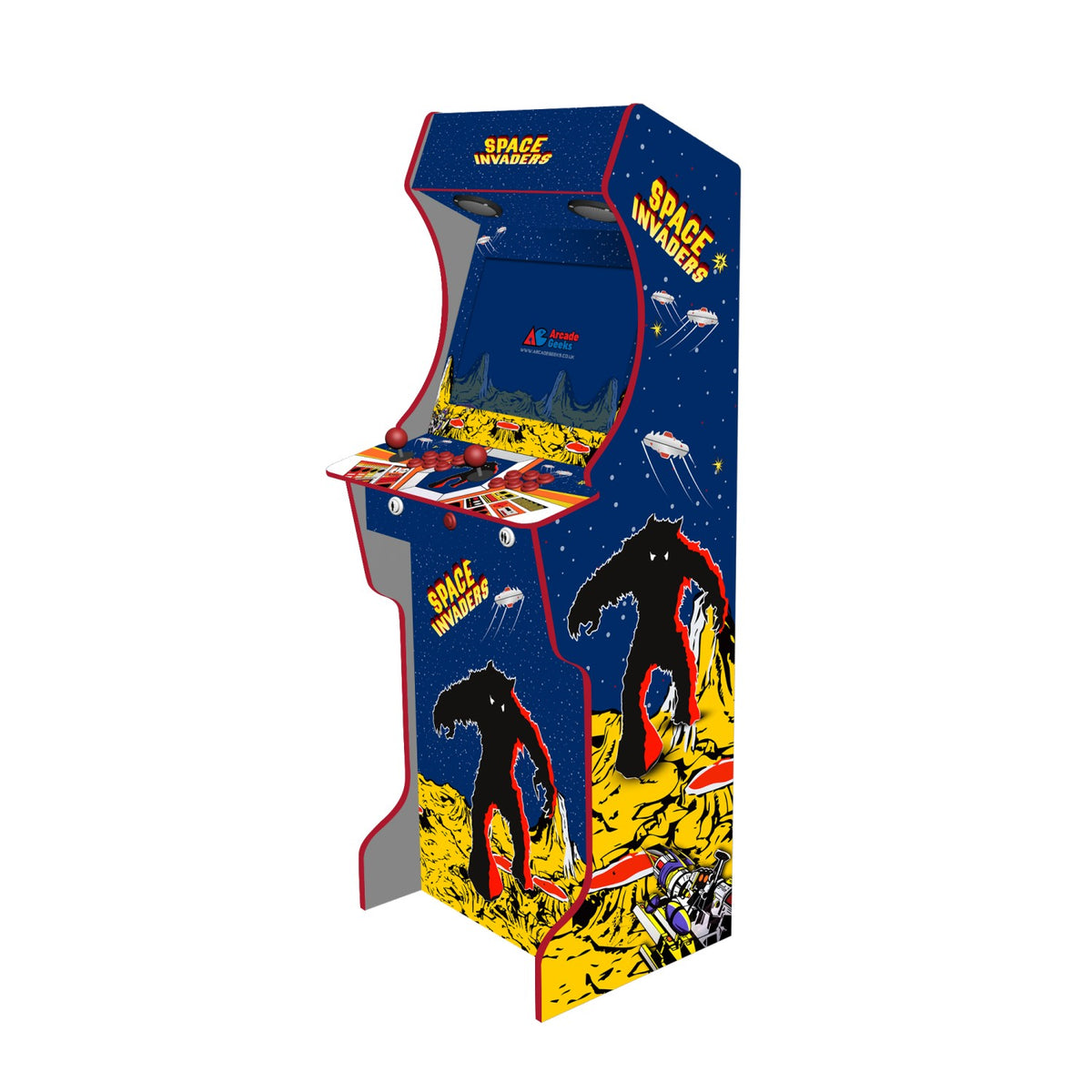 AG Elite 2 Player Arcade Machine -Space Invaders – Man Cave Essentials
