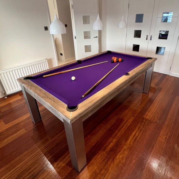 FMF Elixir Distressed Oak Pool Dining Table – Man Cave Essentials