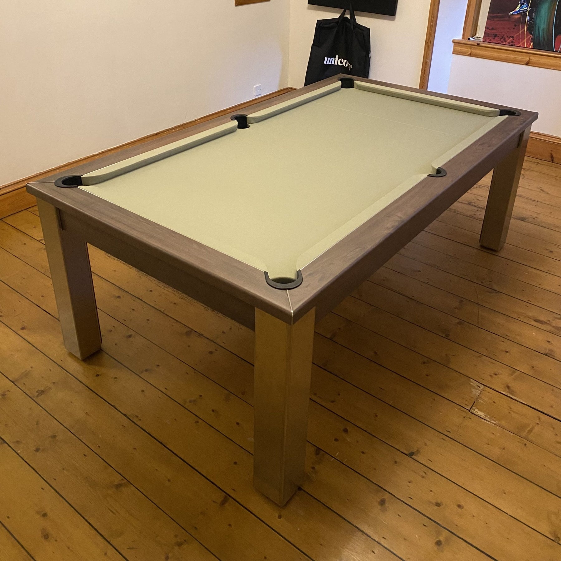 FMF Elixir Pacific Walnut Pool Dining Table – Man Cave Essentials