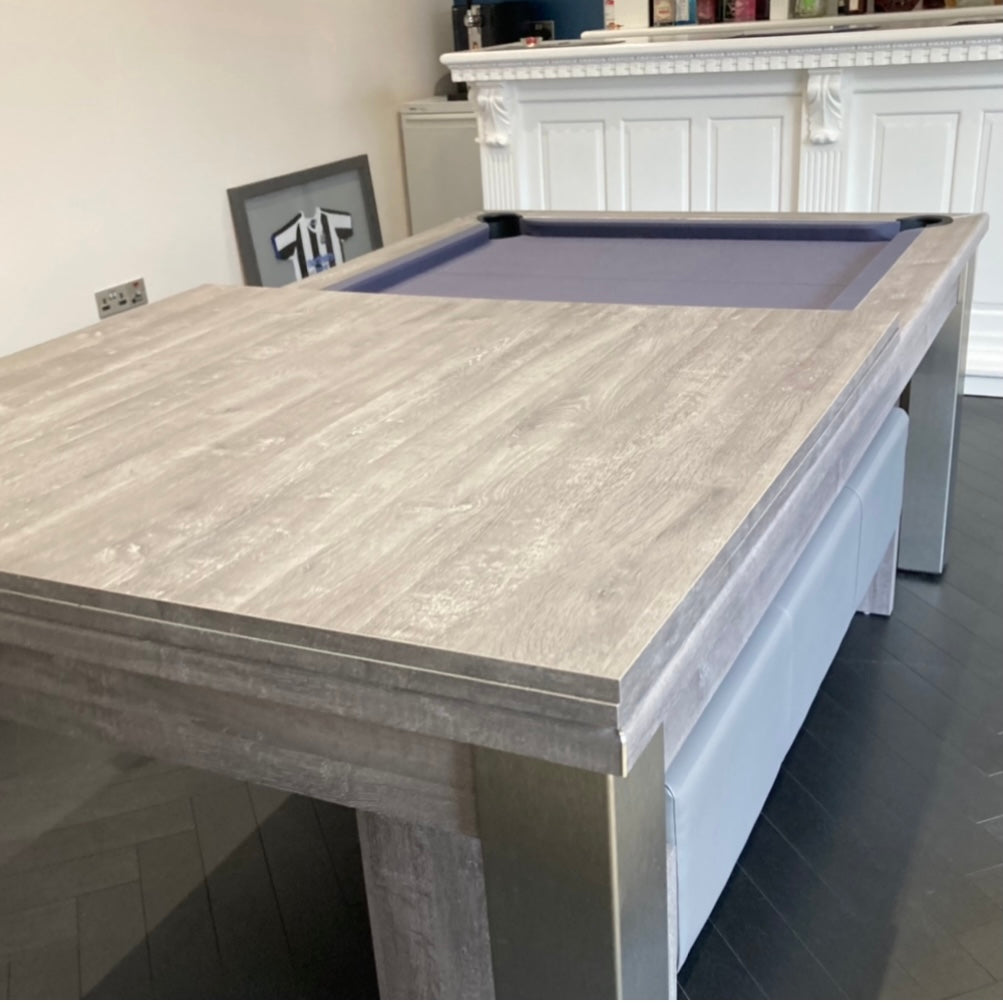 FMF Elixir River Oak Pool Dining Table – Man Cave Essentials