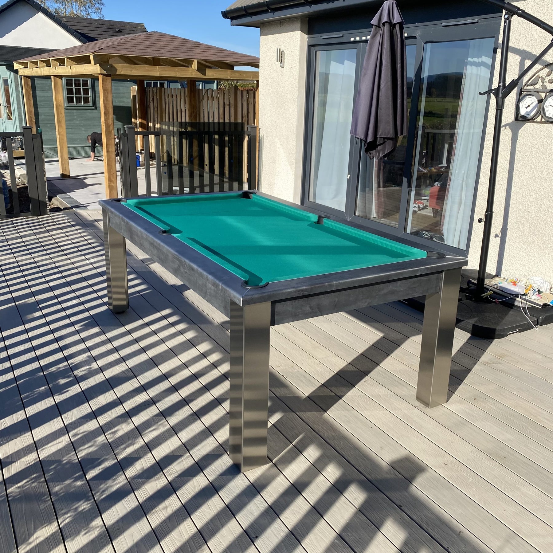 Outdoor Pool Tables - Perfect for BBQ Events – Man Cave Essentials
