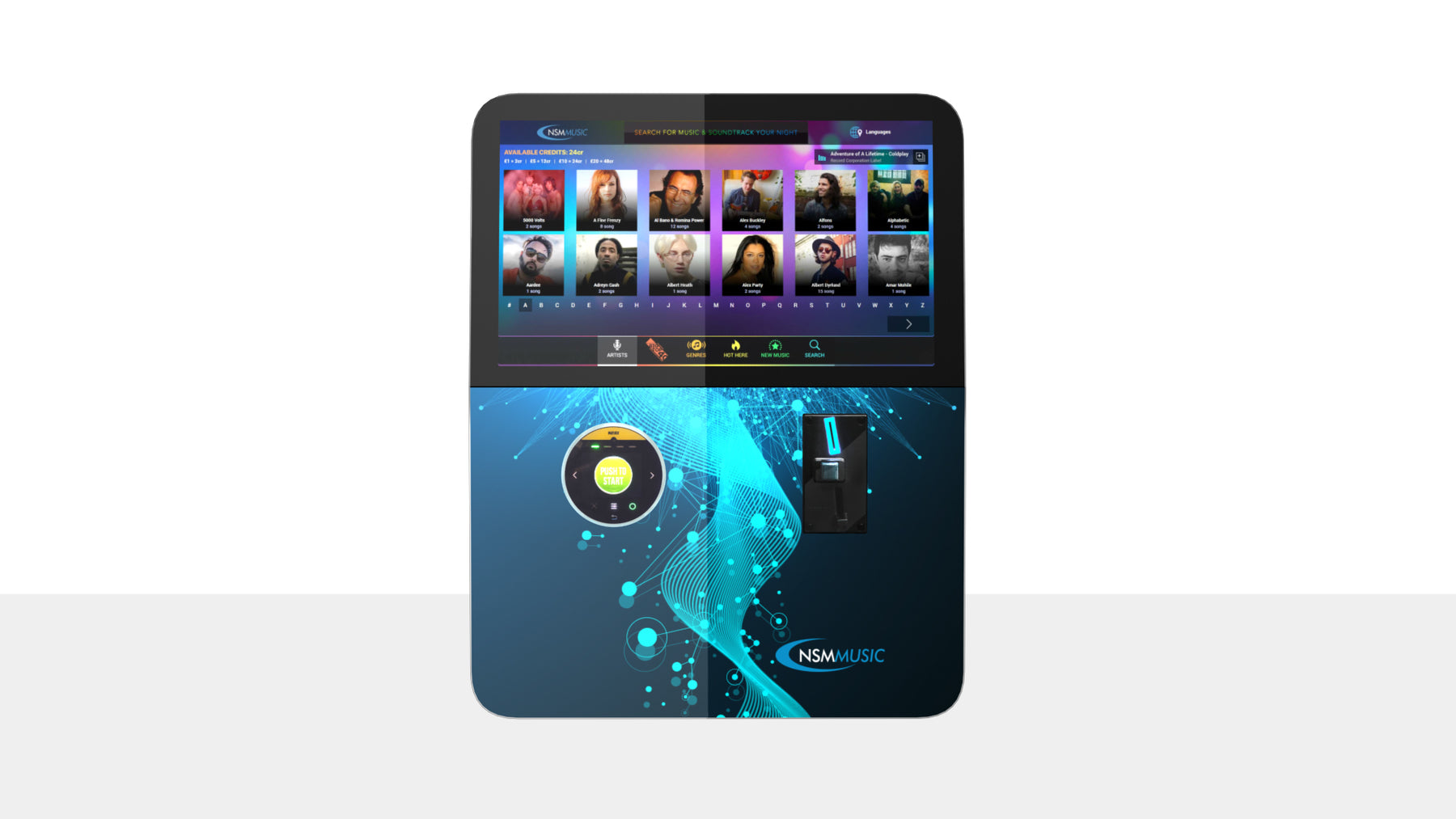 NSM Atom Digital Wall Mounted Juke Box – Man Cave Essentials