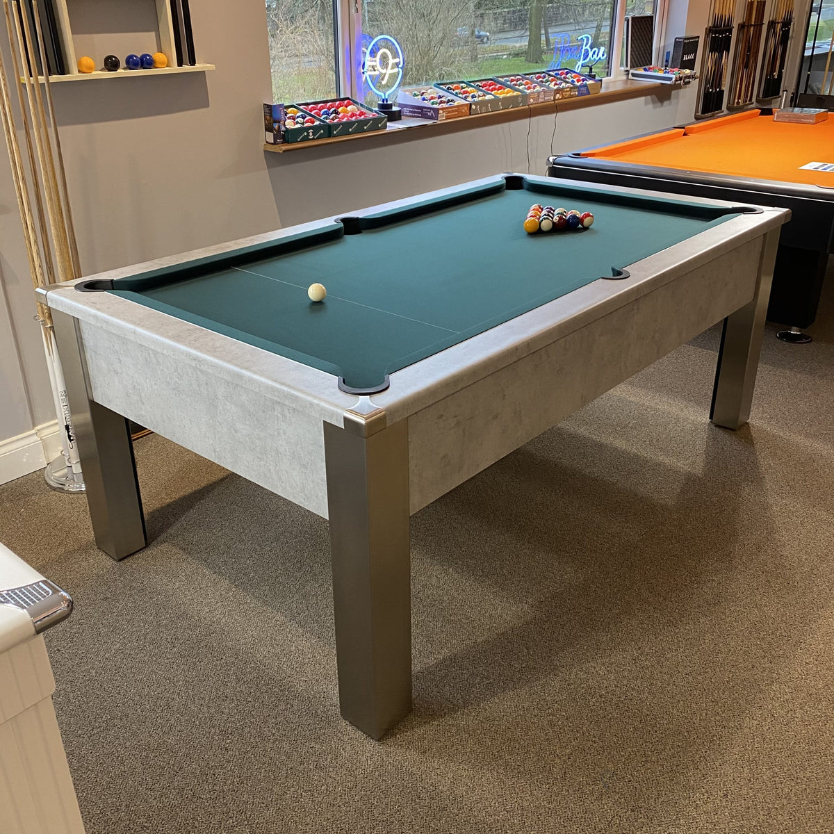 FMF Spirit Tournament Chicago Grey Pool Table – Man Cave Essentials